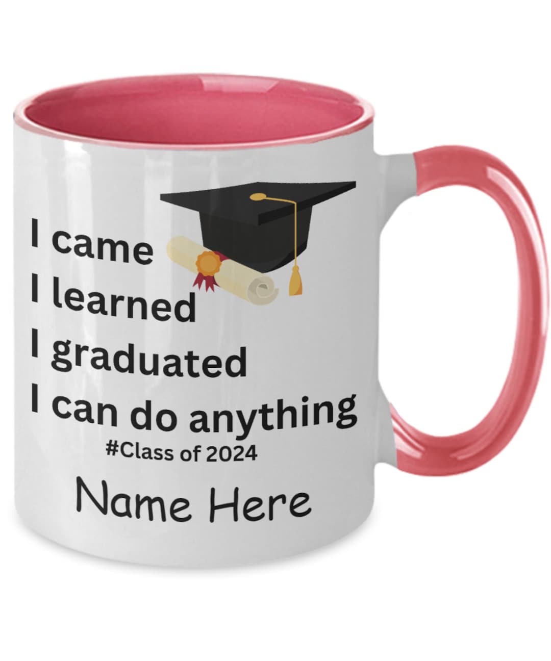 Funny Graduation Mug: Personalized Class of 2024 Gift - Etsy