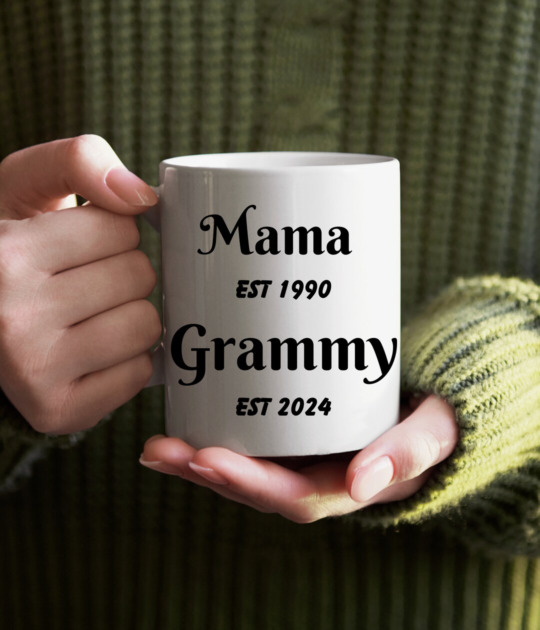 New Baby Announcement New Grammy Gift Funny Grandma Mug Grammy Life ...