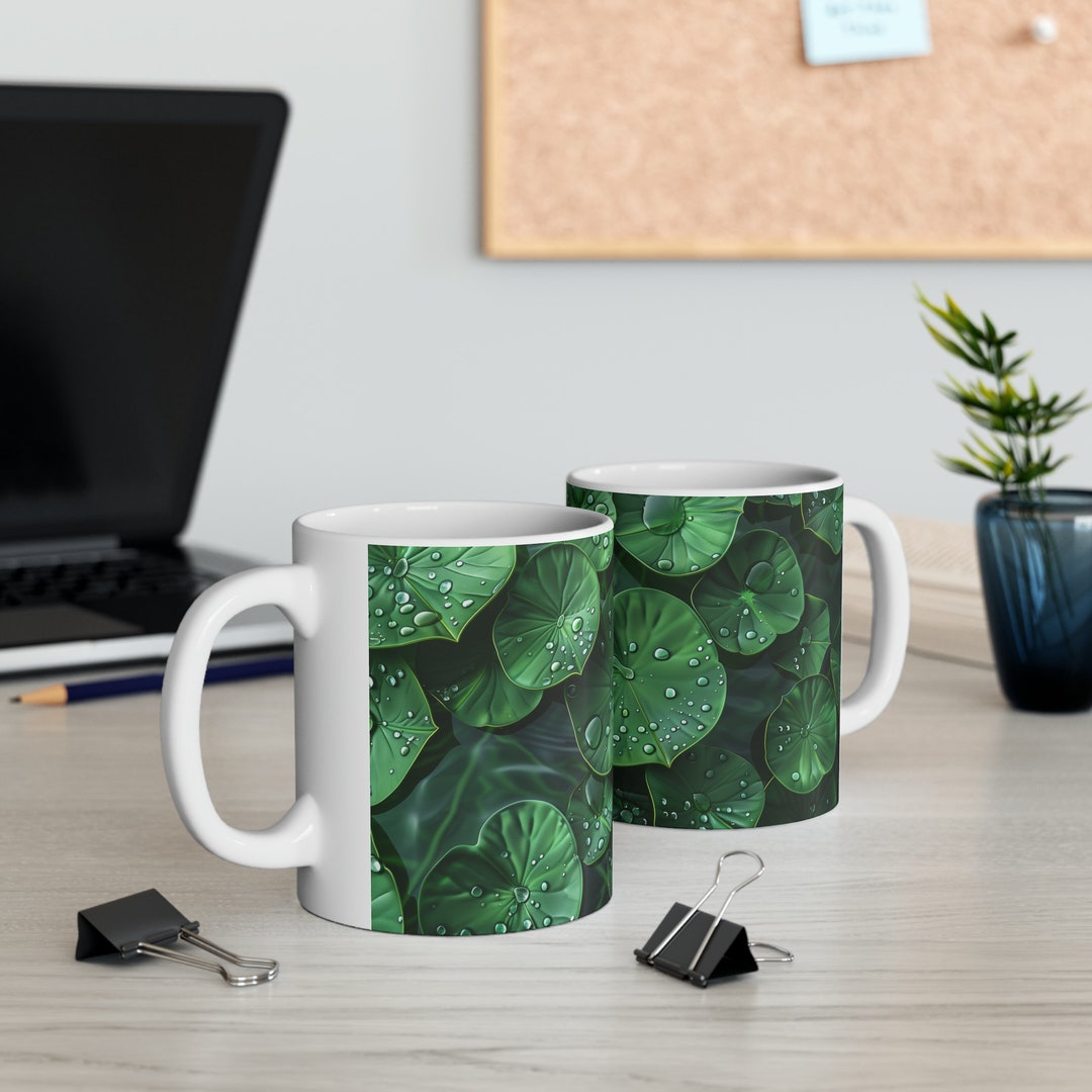 Lily Pads Mug, Lilly Pad, Lilli Pad, Froggy Cup, Frog Mug, Reptile Mug ...
