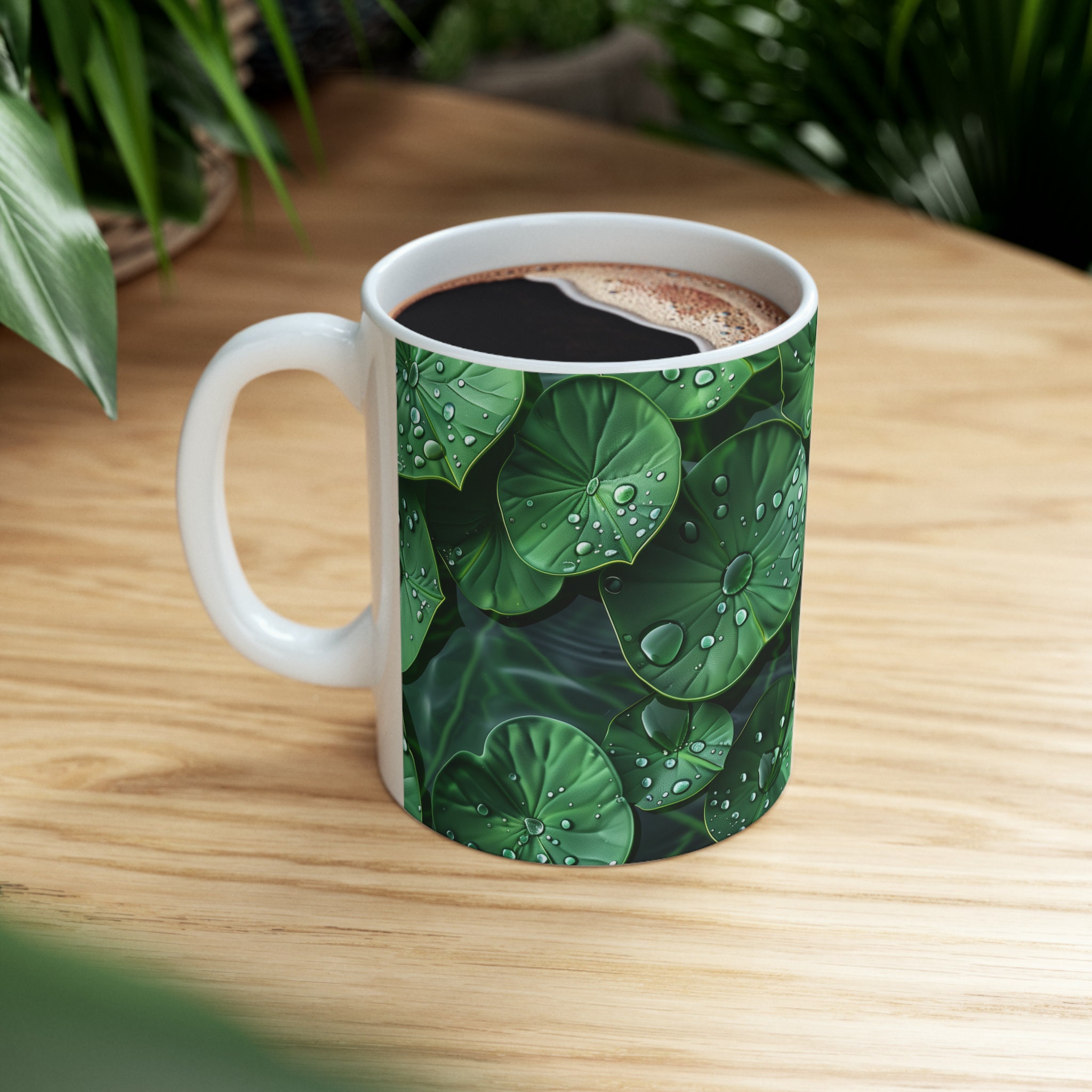 Lily Pads Mug, Lilly Pad, Lilli Pad, Froggy Cup, Frog Mug, Reptile Mug ...