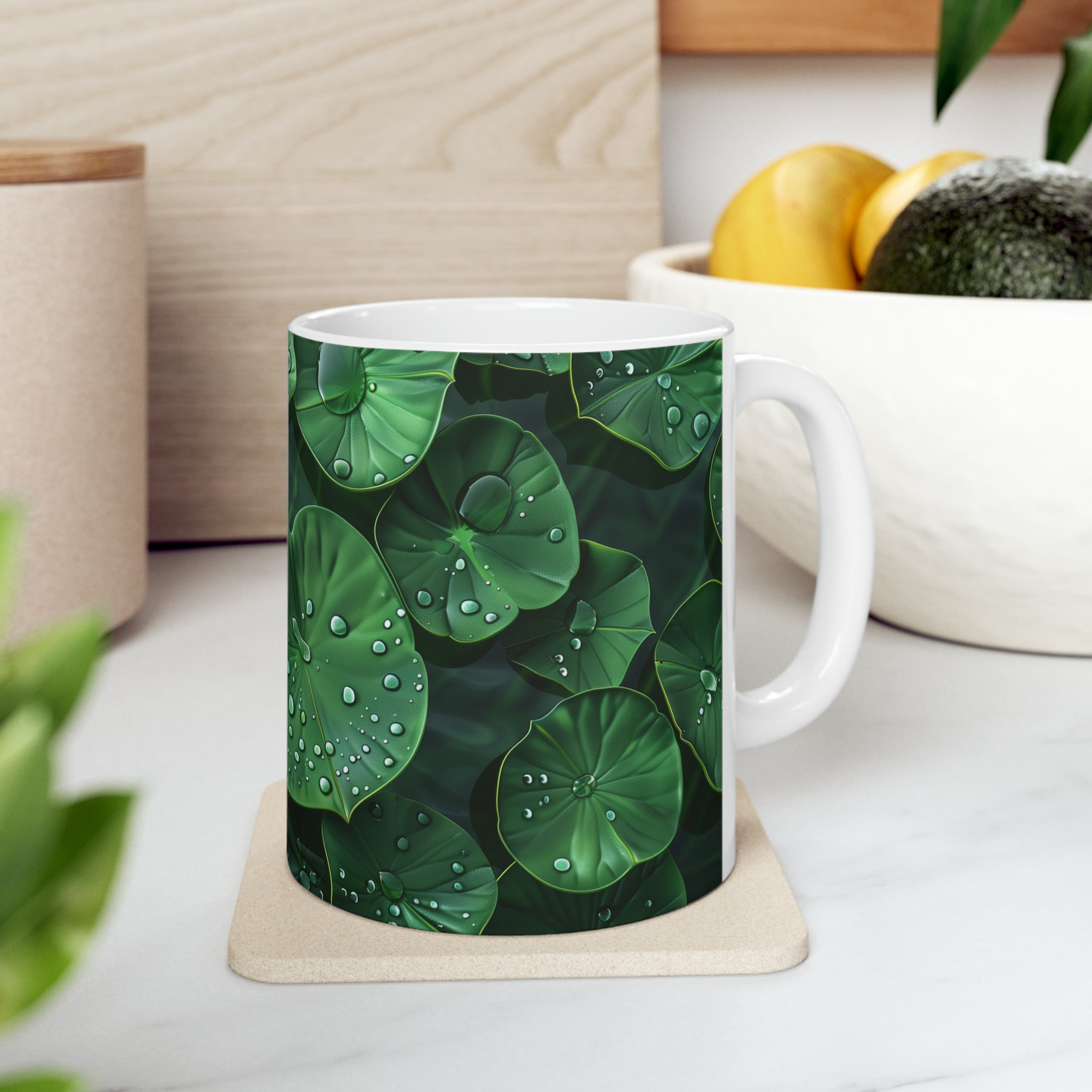 Lily Pads Mug, Lilly Pad, Lilli Pad, Froggy Cup, Frog Mug, Reptile Mug ...
