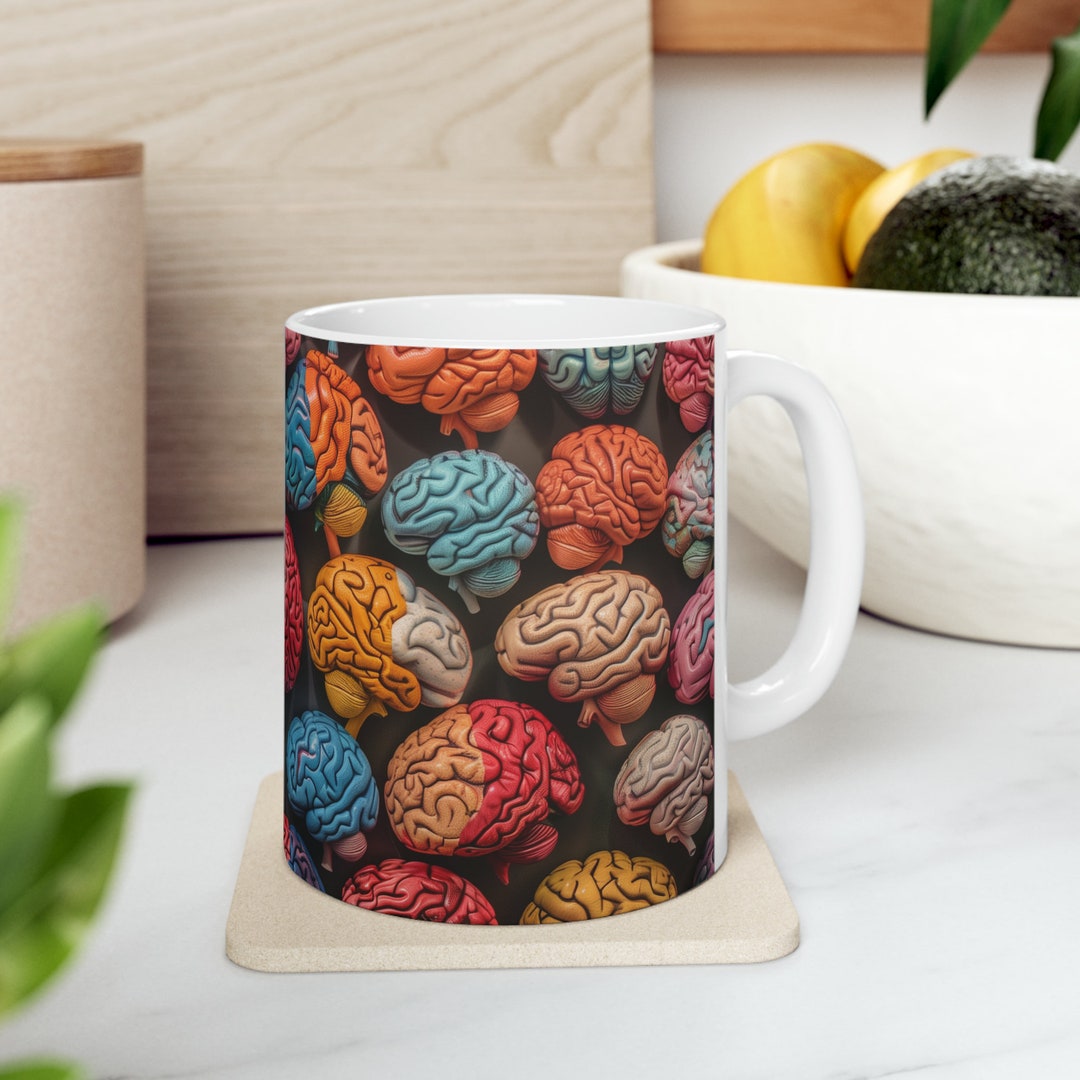 Brain Power Mug, Anatomy Cup, Medical Science Major, Neurology ...