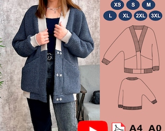 Bomber Jacket PDF Sewing Pattern - Etsy