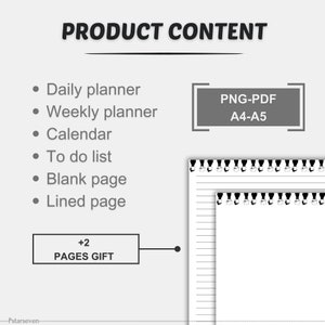 Jujutsu Kaisen Themed Planner, Gojo & Geto, Minimalist Planner ...