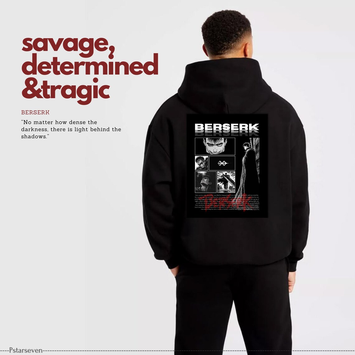 Berserk Anime Gym Shirt Design: Motivational Workout Art (PNG-PDF-JPG ...