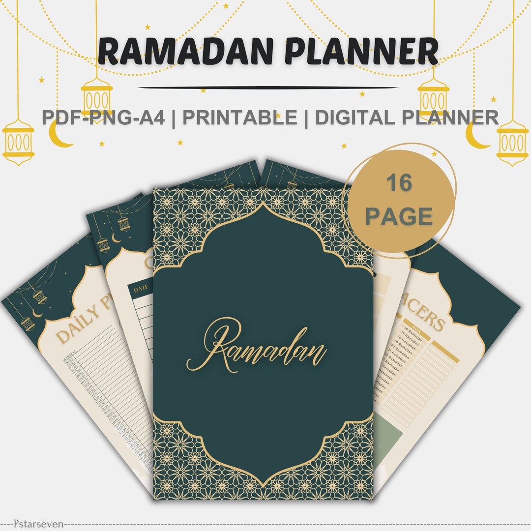 Ramadan Planner Printable 2024, Ramadan Journal, Digital Islamic ...