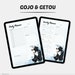 Jujutsu Kaisen Themed Planner, Gojo & Geto, Minimalist Planner ...
