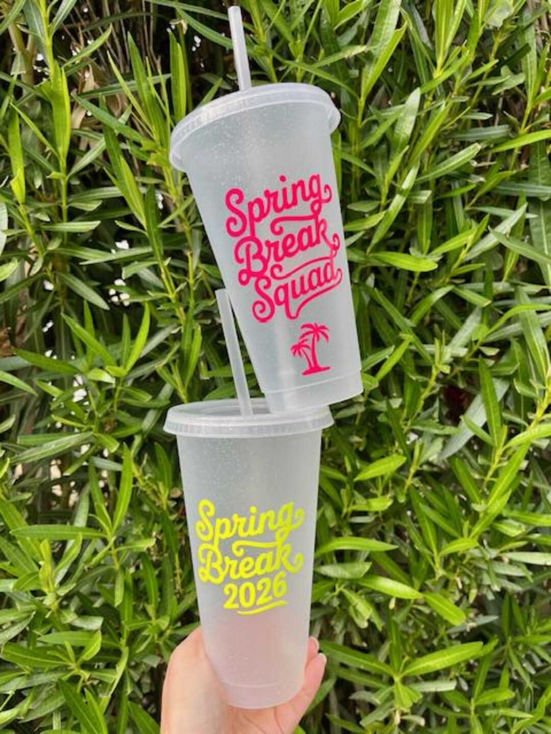 Spring Break Squad Tumbler, Girls Trip 2026, Reusable Plastic Cup - Etsy