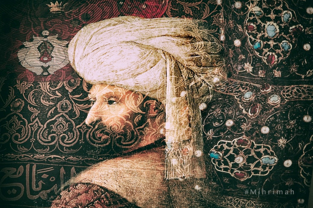 Fatih Sultan Mehmet Islamic Wall Art – Ottoman Sultan Portrait With ...