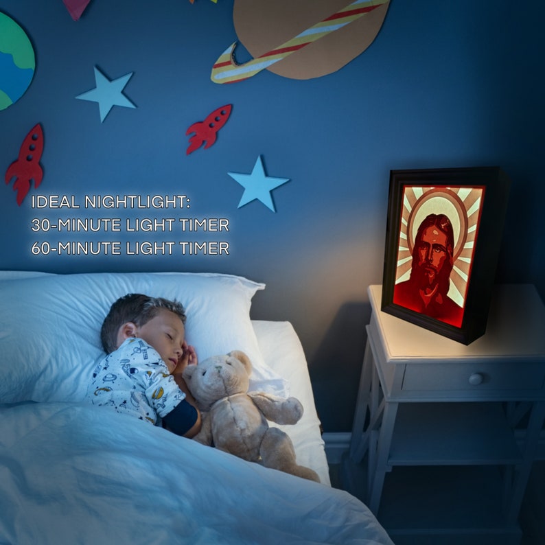 God Jesus Christ Protrait - Light / Shadow Box Paper Cut LIMITED EDITIO ...