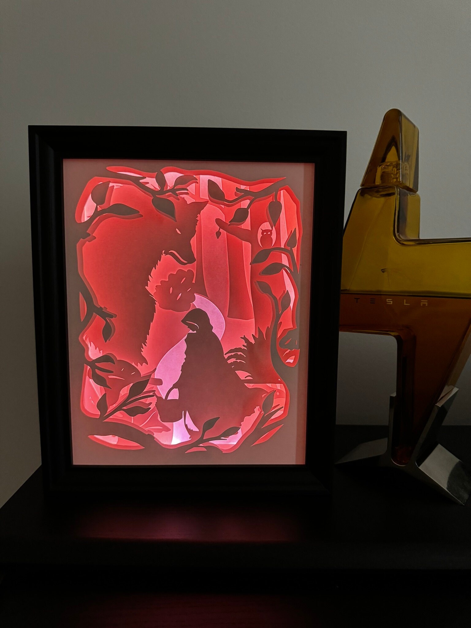 Little Red Riding Hood Light / Shadow Box Paper Cut LIMITED EDITIO - Etsy