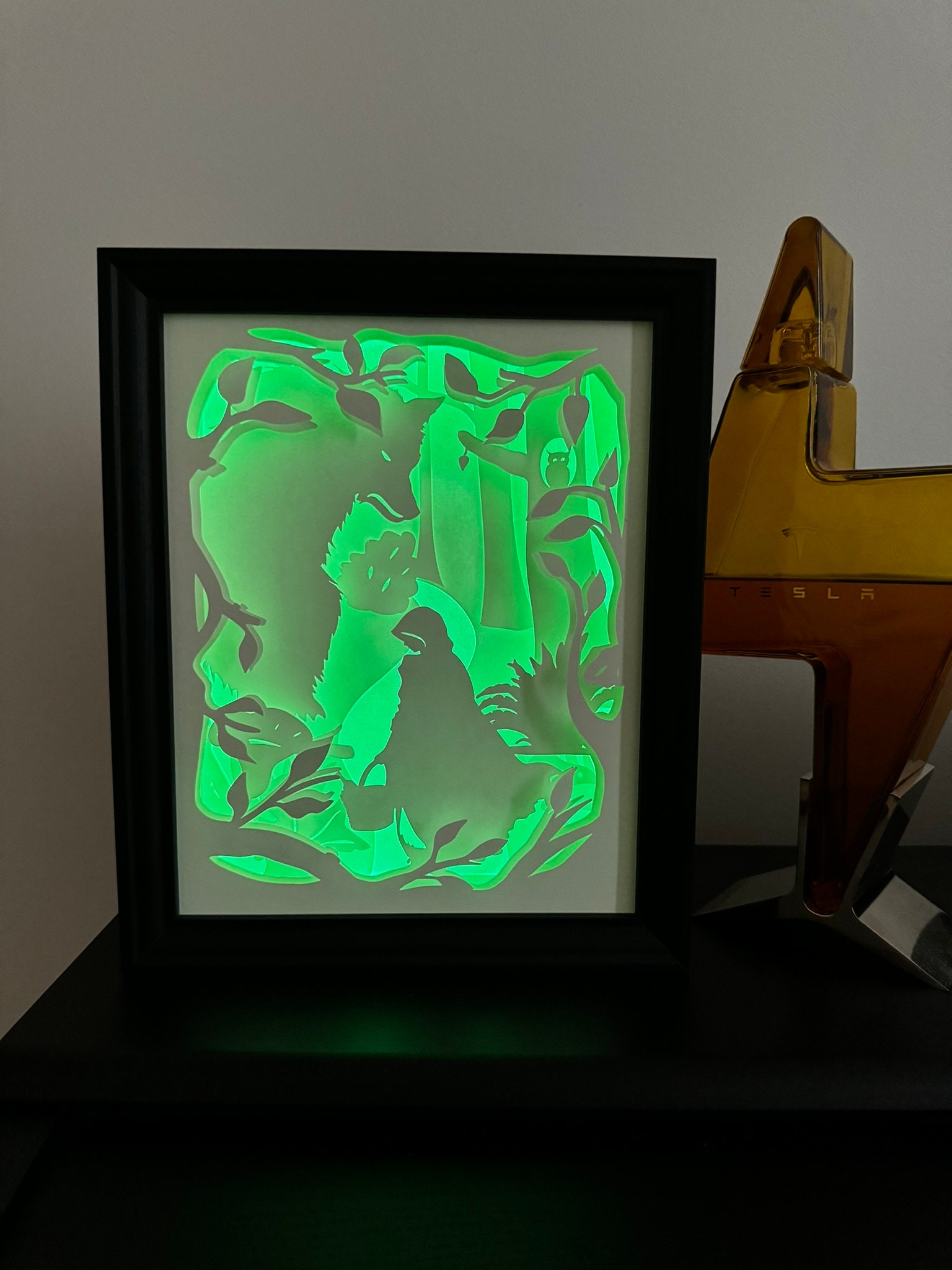 Little Red Riding Hood Light / Shadow Box Paper Cut LIMITED EDITIO - Etsy