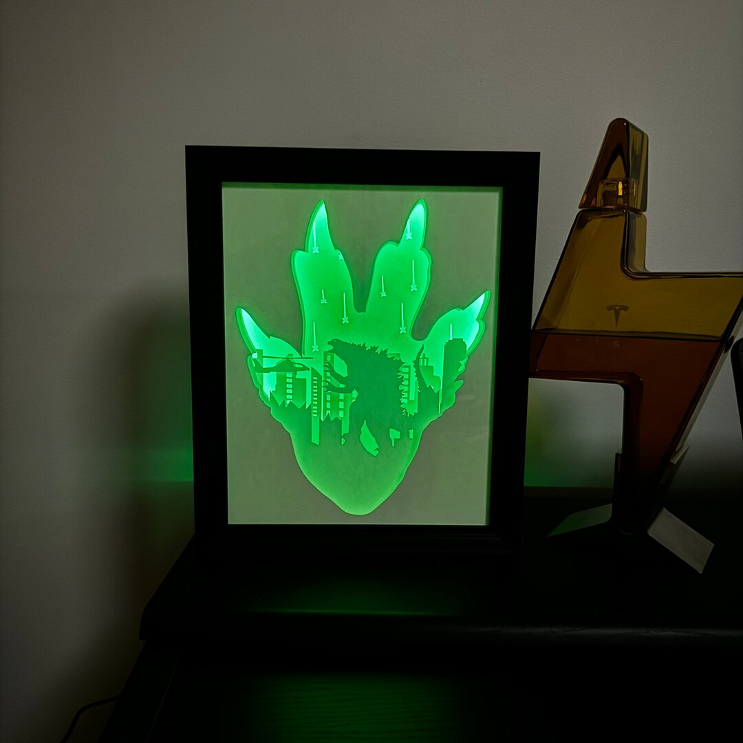 Godzilla - Light Box LIMITED EDITIO - Etsy