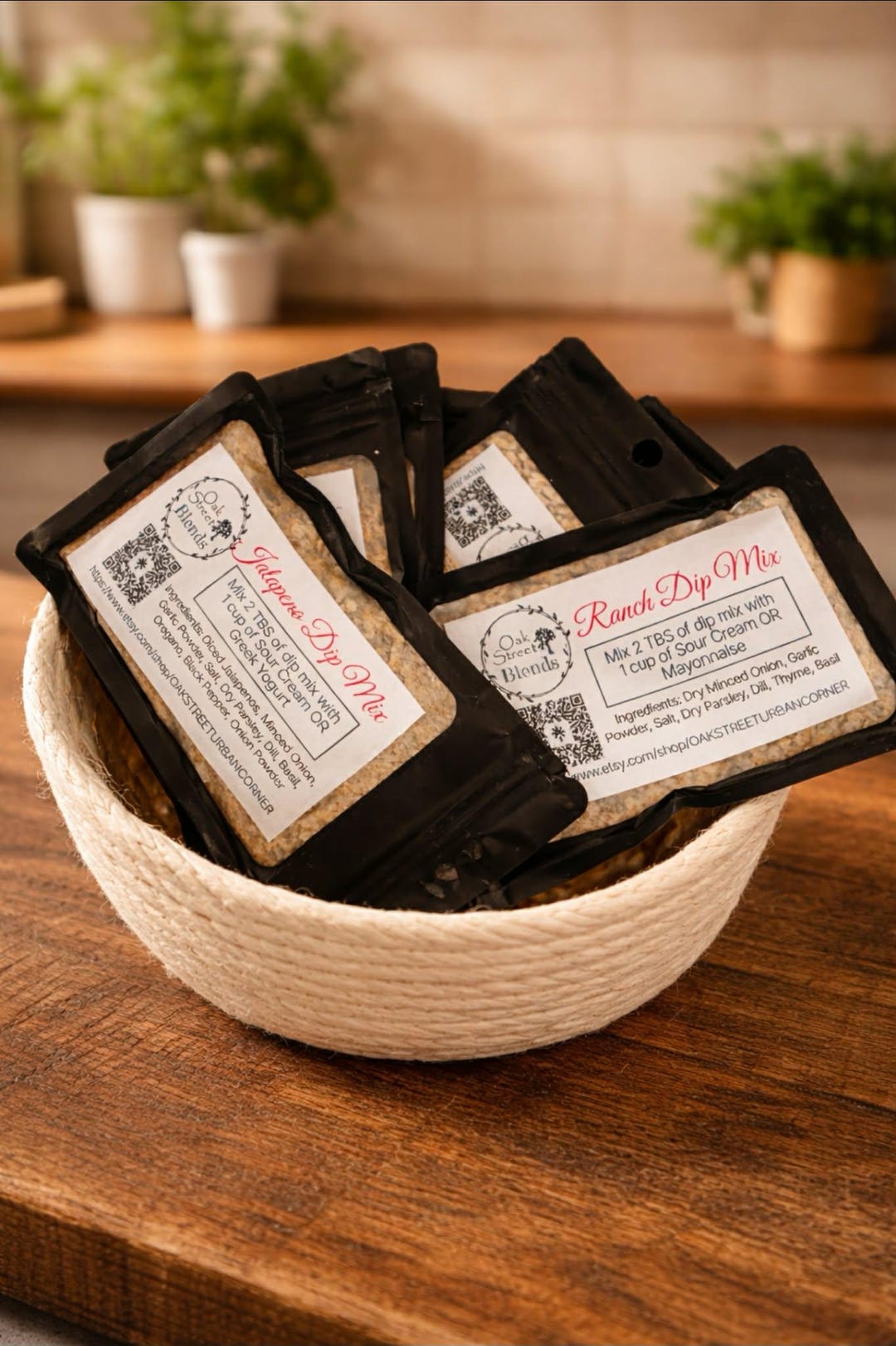 Savory Homemade Dip Mix Packets 1.5 OZ Just Add Sour Cream - Etsy