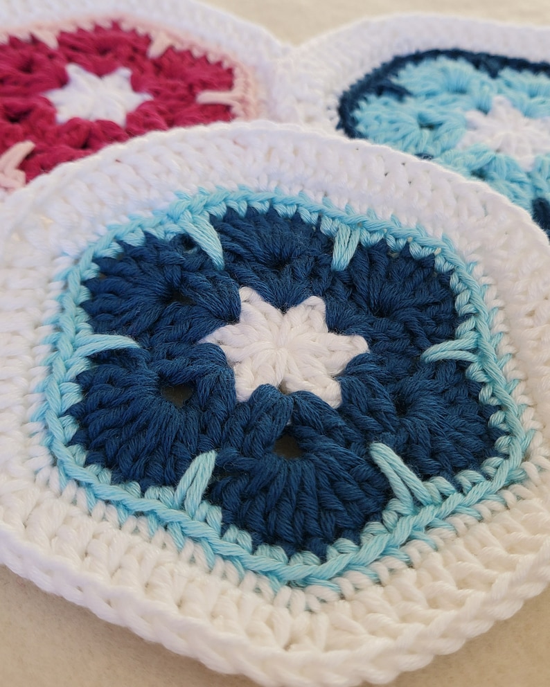 Easy African Flower Hexagon Pattern, Beginner Crochet Hexi, Good for ...
