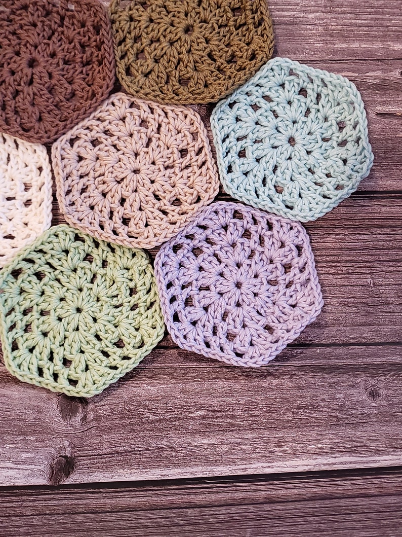 Easy Crochet Granny Hexagon Pattern, Beginner-friendly (PDF Pattern) - Etsy