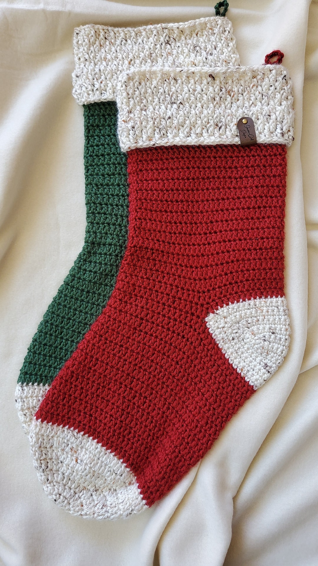 Easy Classic Christmas Stocking Crochet Pattern, Beautiful, Classy ...