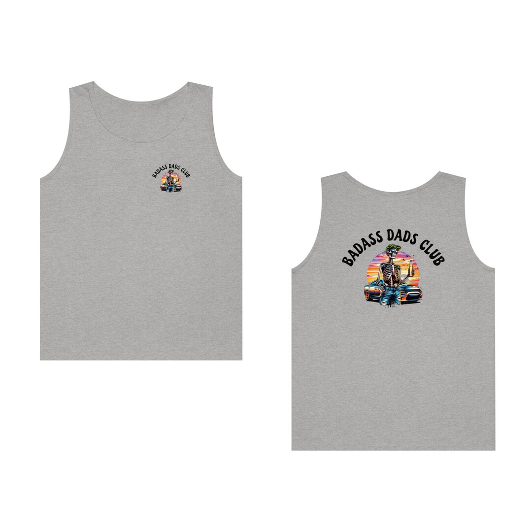 Bad Ass Dads Club Tank Top, Custom Made, Tank Top for Dad, Fathers Day ...