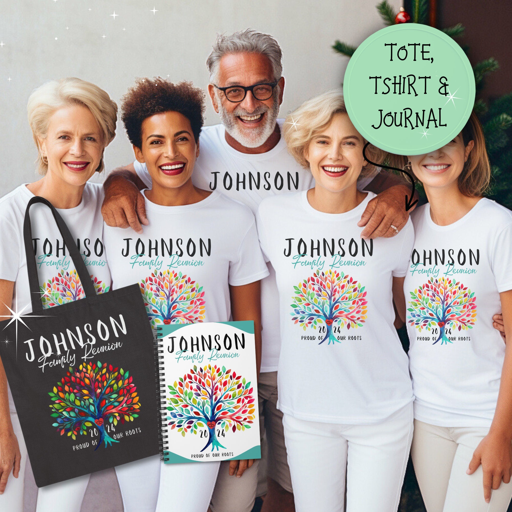 Custom Family Reunion Gift Bag Large Sack Family Tree Gift Personalized ...