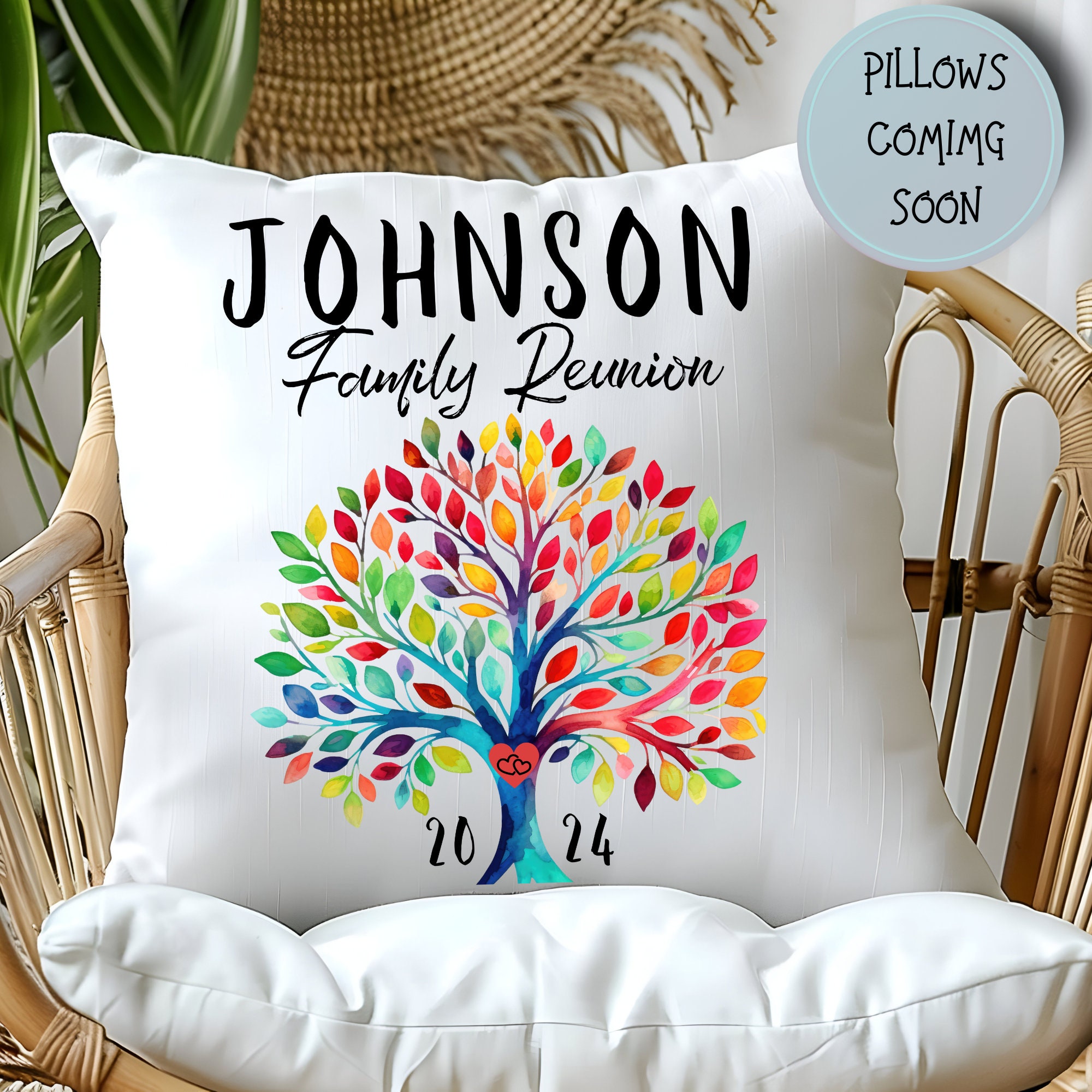 Custom Family Reunion Gift Bag Large Sack Family Tree Gift Personalized ...