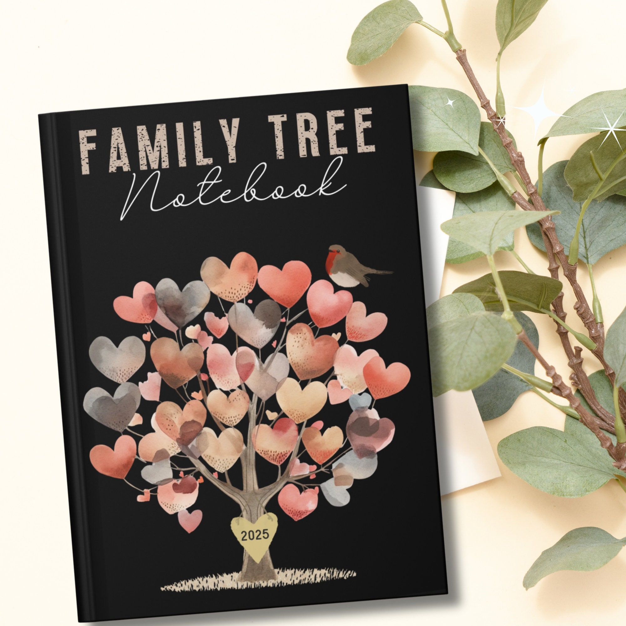 Family Tree Notebook Memories for Children Blank Hardcover Journal Gift ...