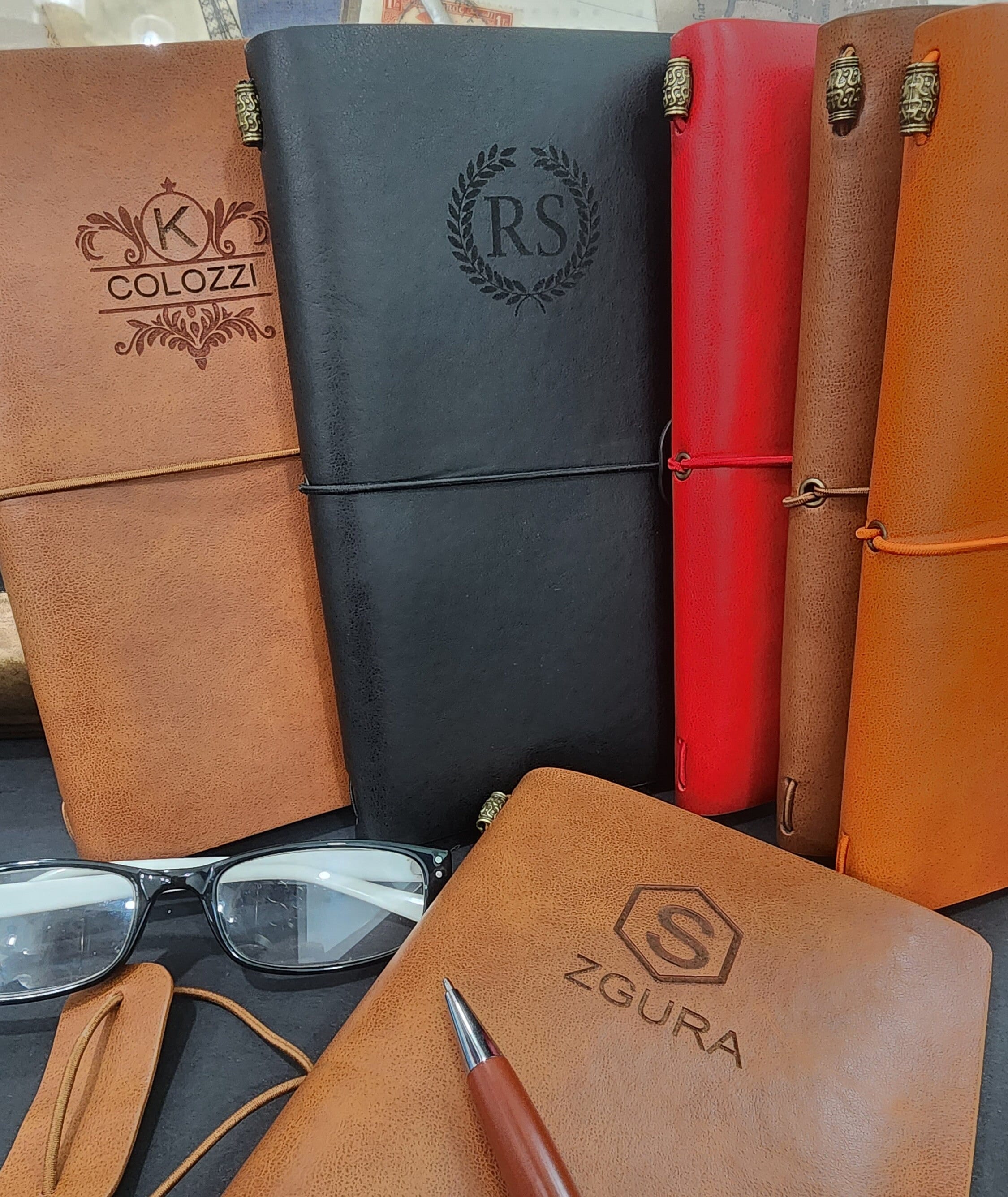 Custom Leather Journal, Personalized Leather Journal Notebook ...