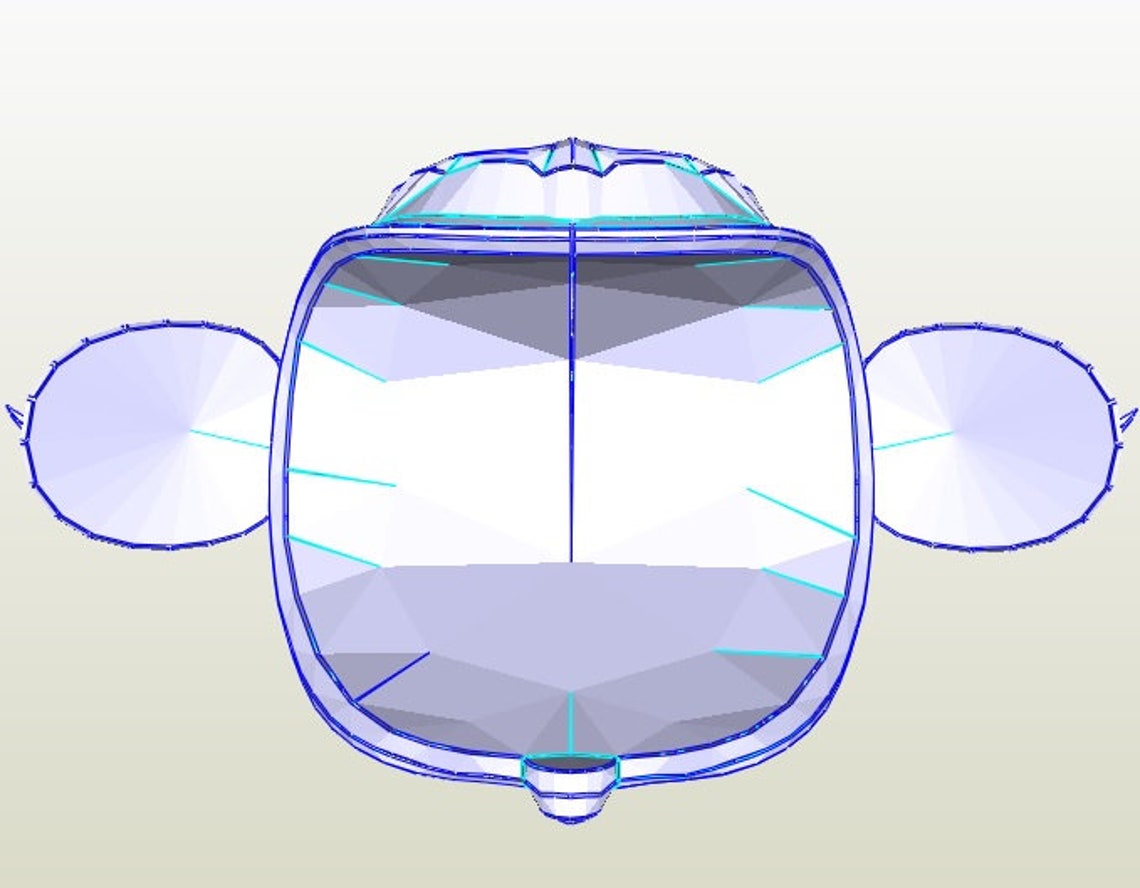 Wrestler Mask Template for Pepakura - Etsy