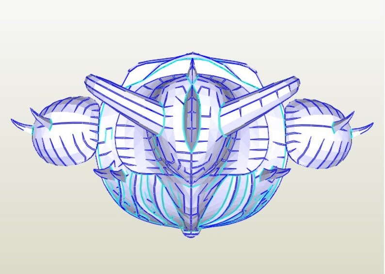 Wrestler Mask Template for Pepakura - Etsy