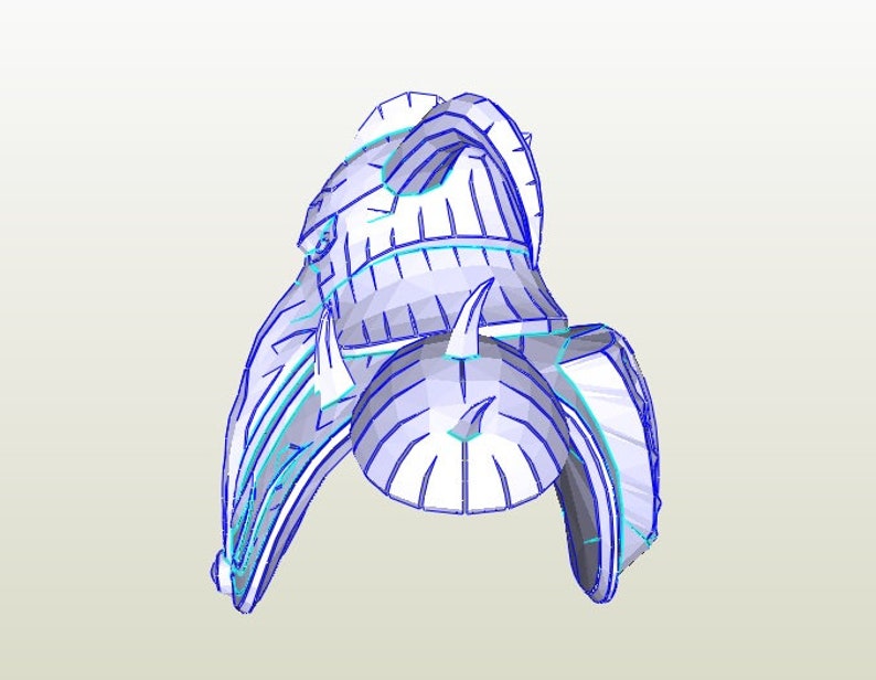 Wrestler Mask Template for Pepakura - Etsy