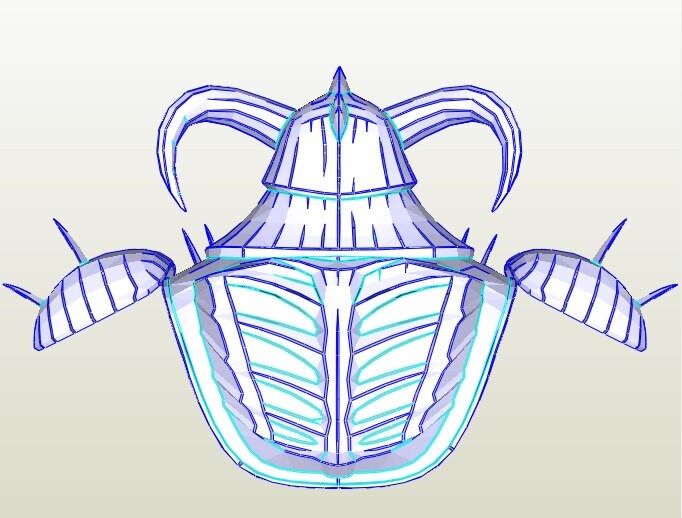 Wrestler Mask Template for Pepakura - Etsy