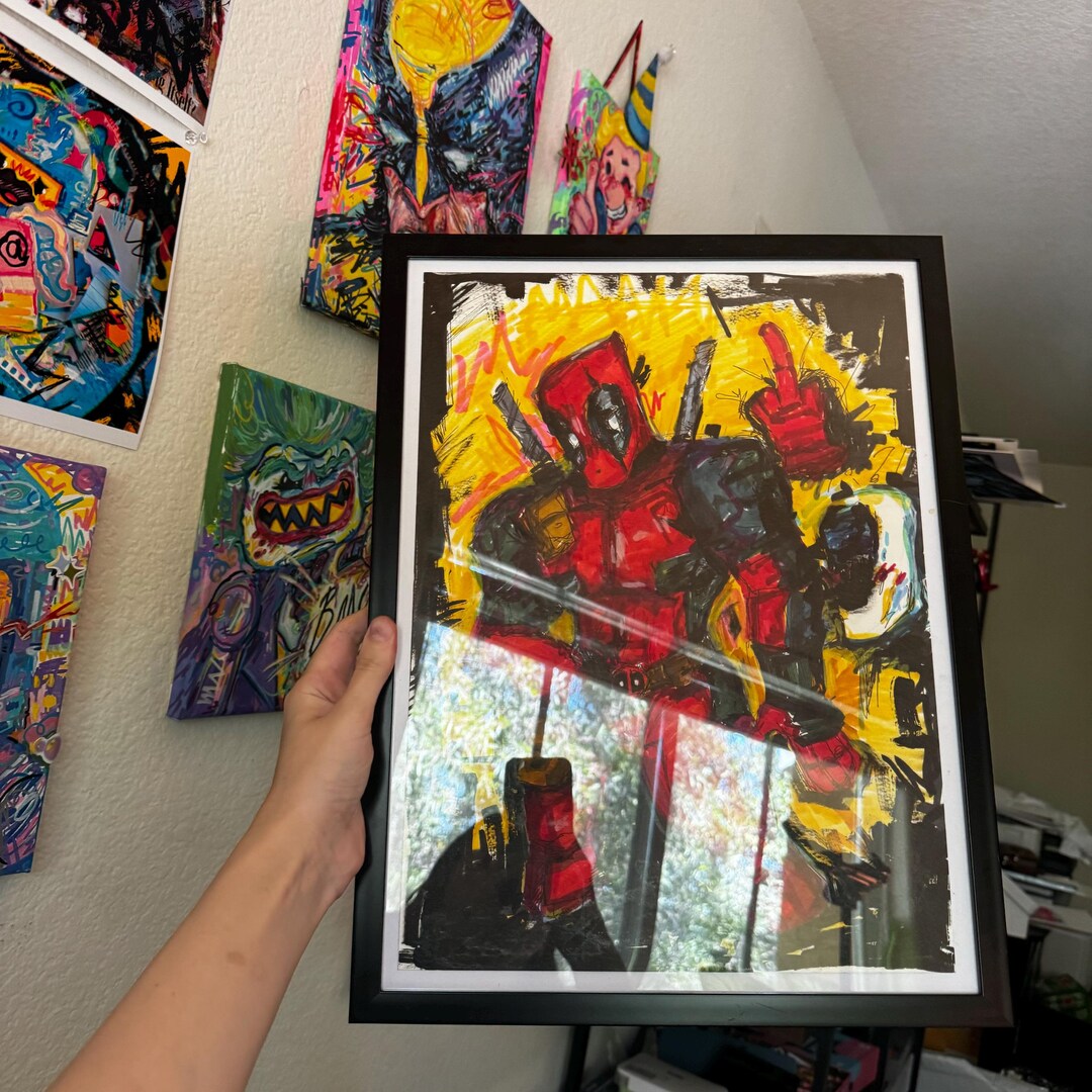 Deadpool and Spot X Framed ORIG Only 1 - Etsy