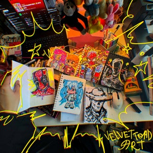 HATSUNE MIKU X Vocaloid Merch Silly Colorfull Sketchy Sticker From ...