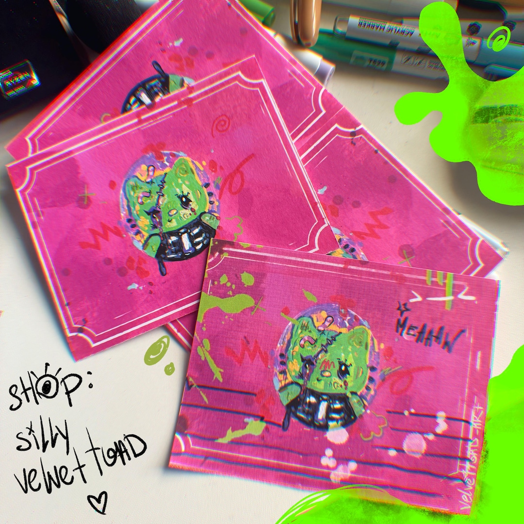 Girliepop Zombie Hello Kitty Postcards: Kawaii Halloween Decor - Etsy