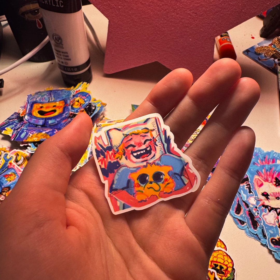 Finn and Jake Little X Adventure Time Sticker From Sketchbook - Etsy