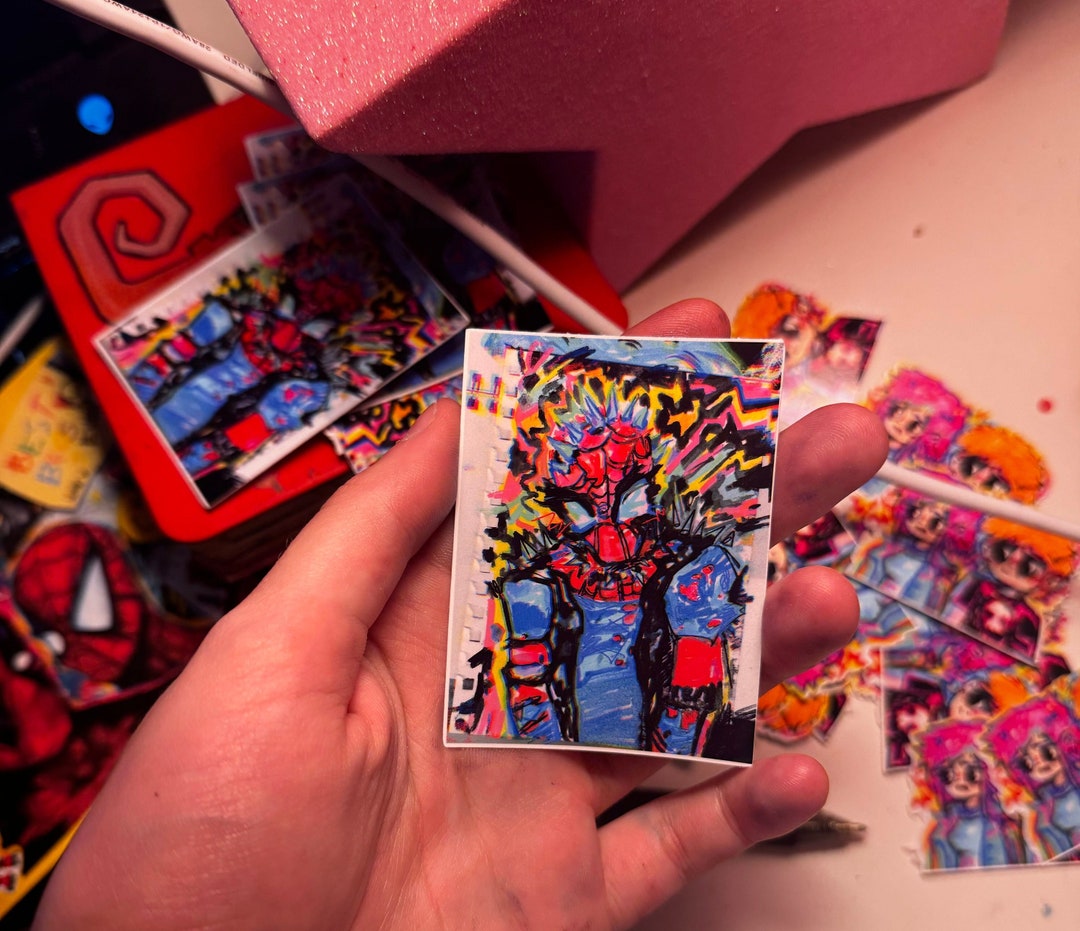 Spider-man X Spiderpunk Colorful Sticker - Etsy