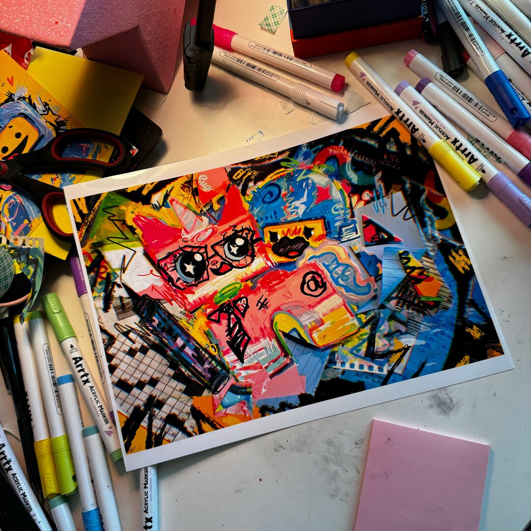 PRINT Unikitty X BENNY Silly Colorful - Etsy