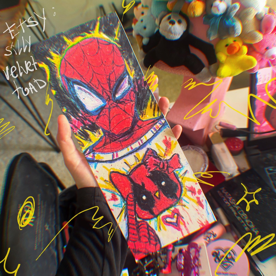Spideypool Comic Poster: Silly Spiderverse Art Print - Etsy