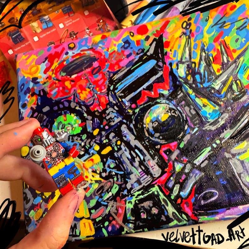 Spider-man 2087 X Cyborg Spiderwoman Petra Parker X Super Colorful ...