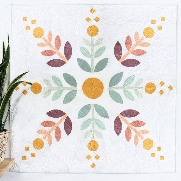 Floral Quilt Pattern - Etsy