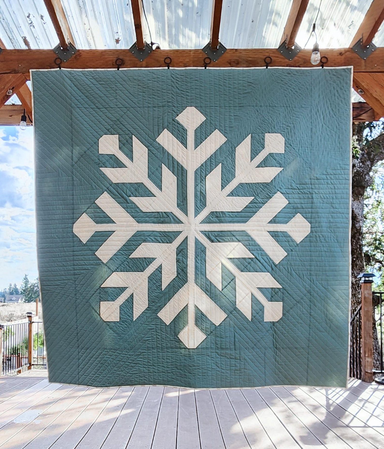 Flake Quilt Pattern Paper Pattern - Etsy
