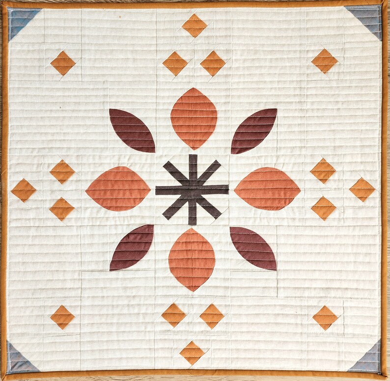 Bonfire Embers Mini Quilt Pattern - PDF Digital Download - Etsy