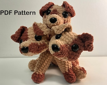 Cerberus the Three Headed Dog Crochet Pattern - Etsy