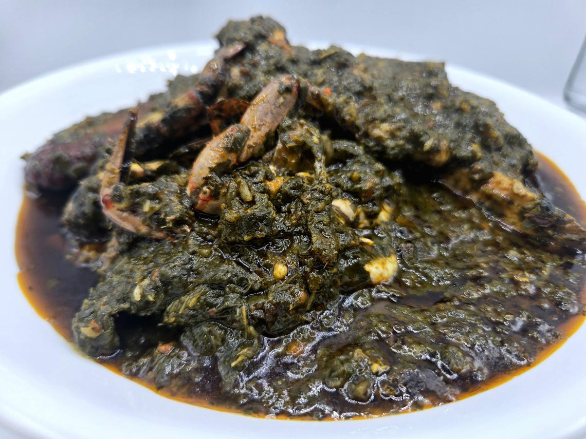 Palava Sauce | African Food | Liberian Food | Jute Leaves | - Etsy