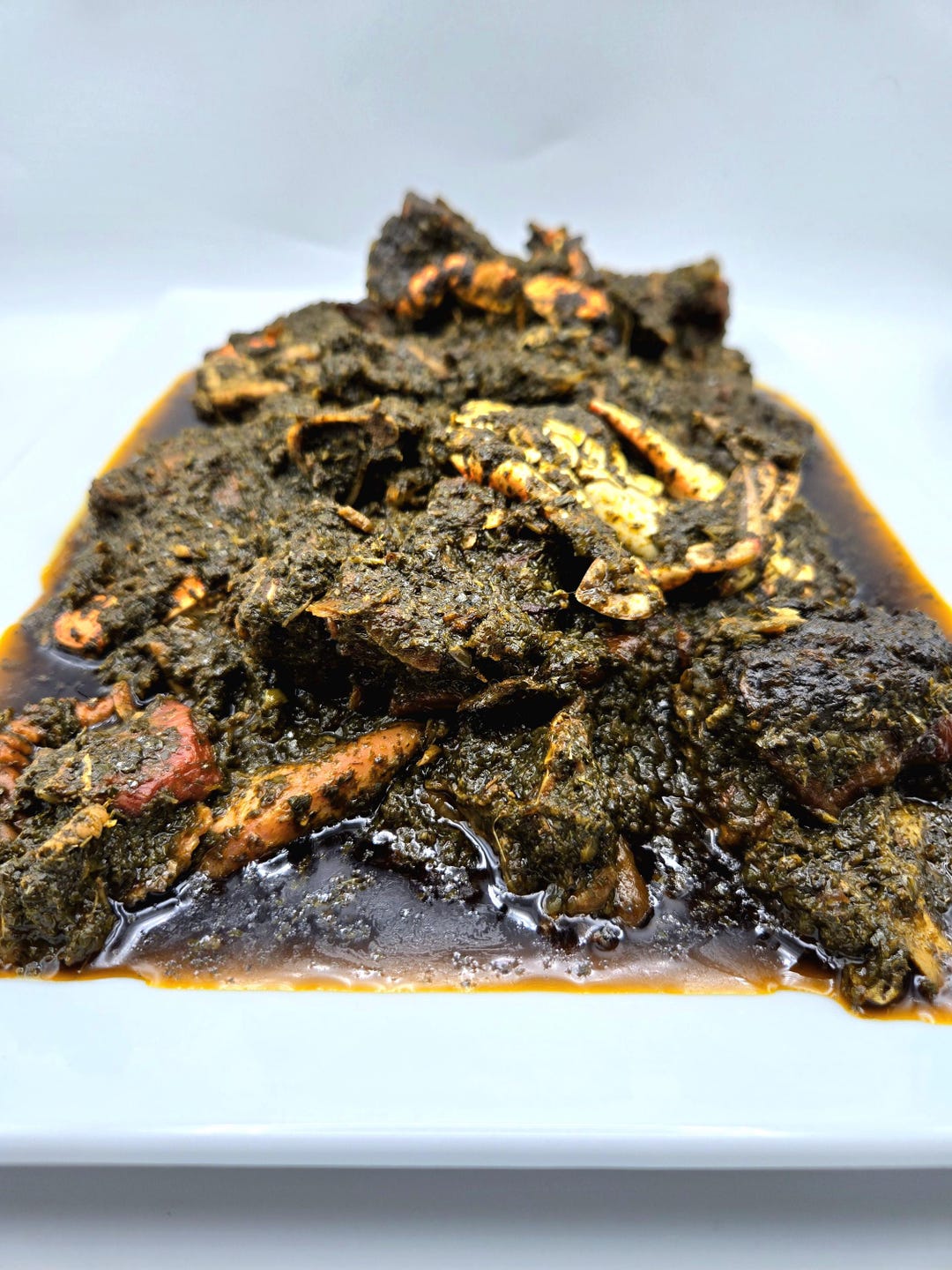 Cassava Leaf *SPICY* *peanut* | LARGE Order | Goat Meat, Dried Fish ...