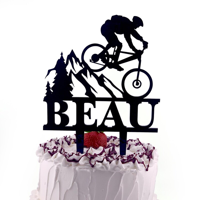 Bicycle Cake Topper - Etsy