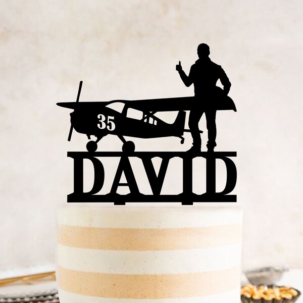 Plane Cake Topper - Etsy