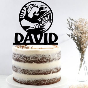Birthday Cake Topper Welder, Welding Soldering Topper, Weld Cake Topper ...