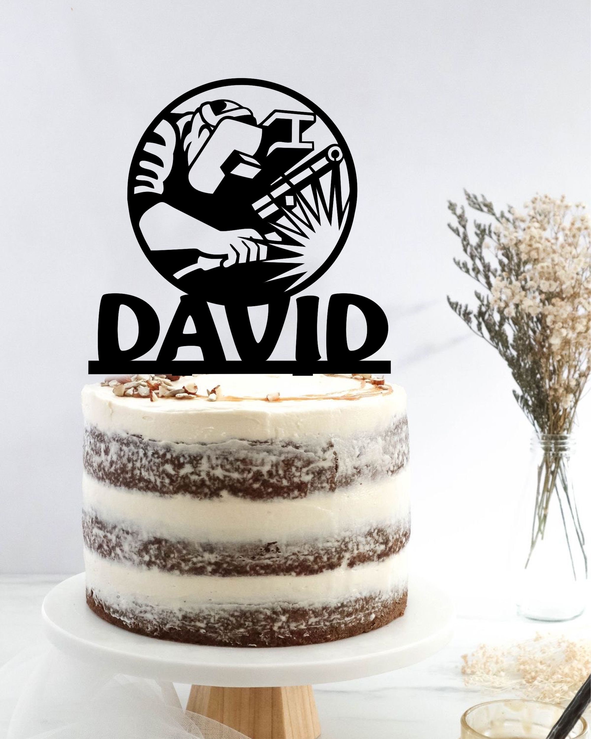 Birthday Cake Topper Welder, Welding Soldering Topper, Weld Cake Topper ...