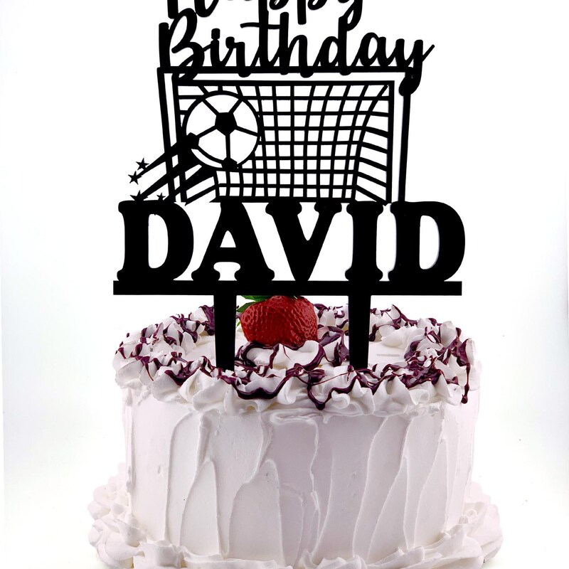 Soccer Cake Topper - Etsy