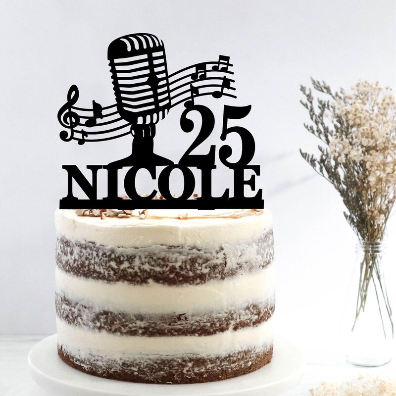Music Cake Toppers - Etsy
